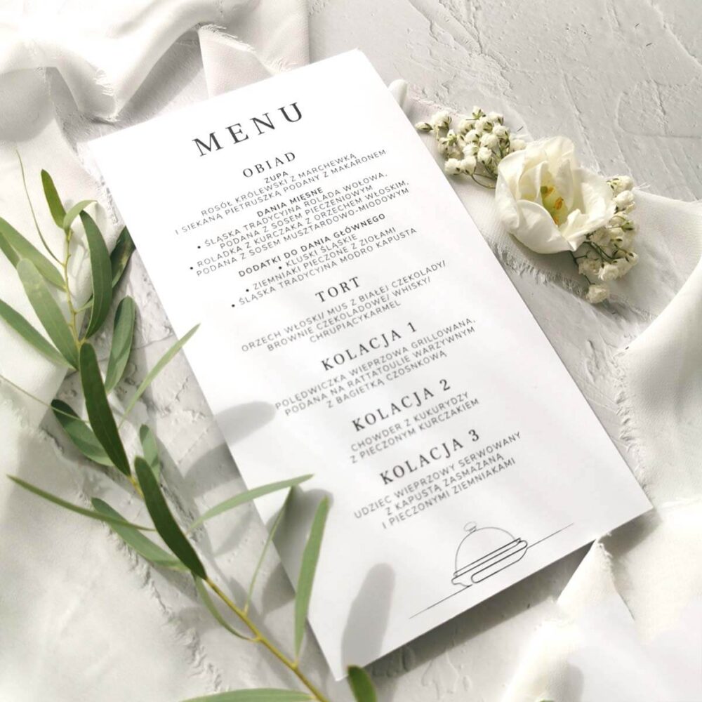 Menu Hands & Heads - AB for Wedding